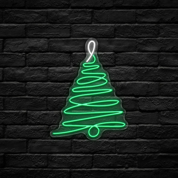 Christmas Tree LED Neon Sign (USB-Dimmable 32cm x 42cm) – Neonific.com