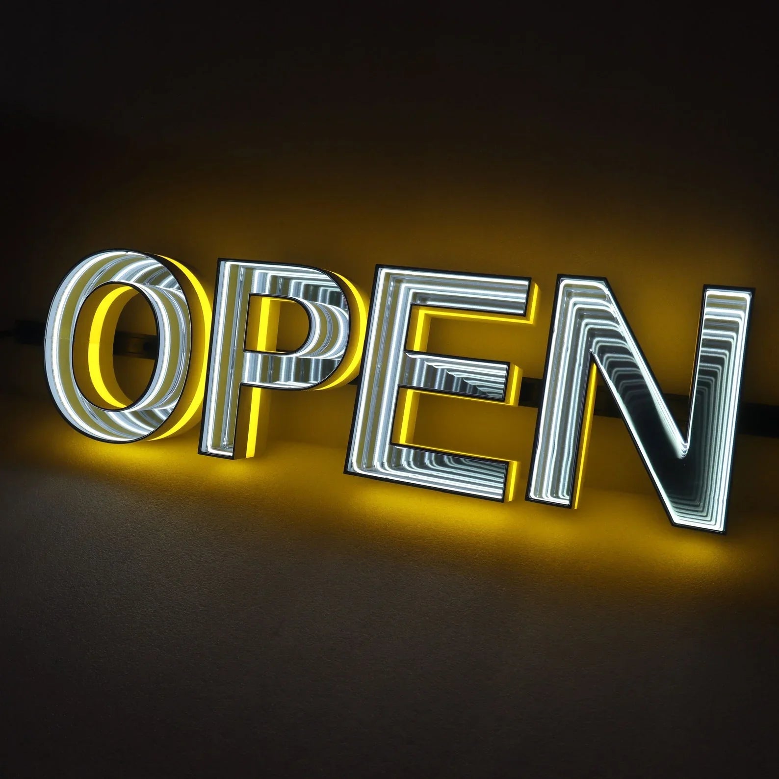 Infinity Mirror Channel Letters | LED Illuminated Signs | Neonific ...