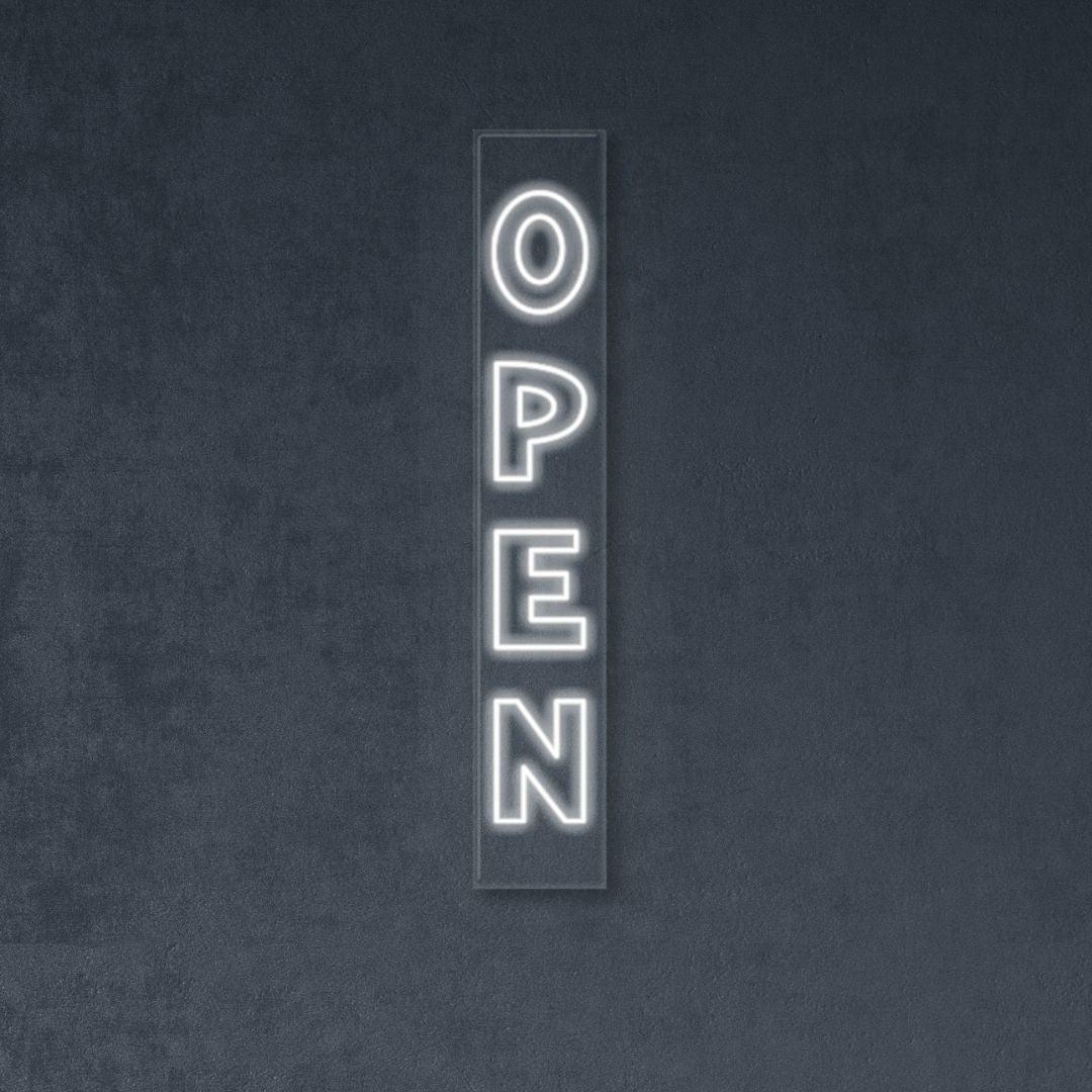 Double-Lined Vertical Open| LED Neon Sign| Neonific – Neonific.com