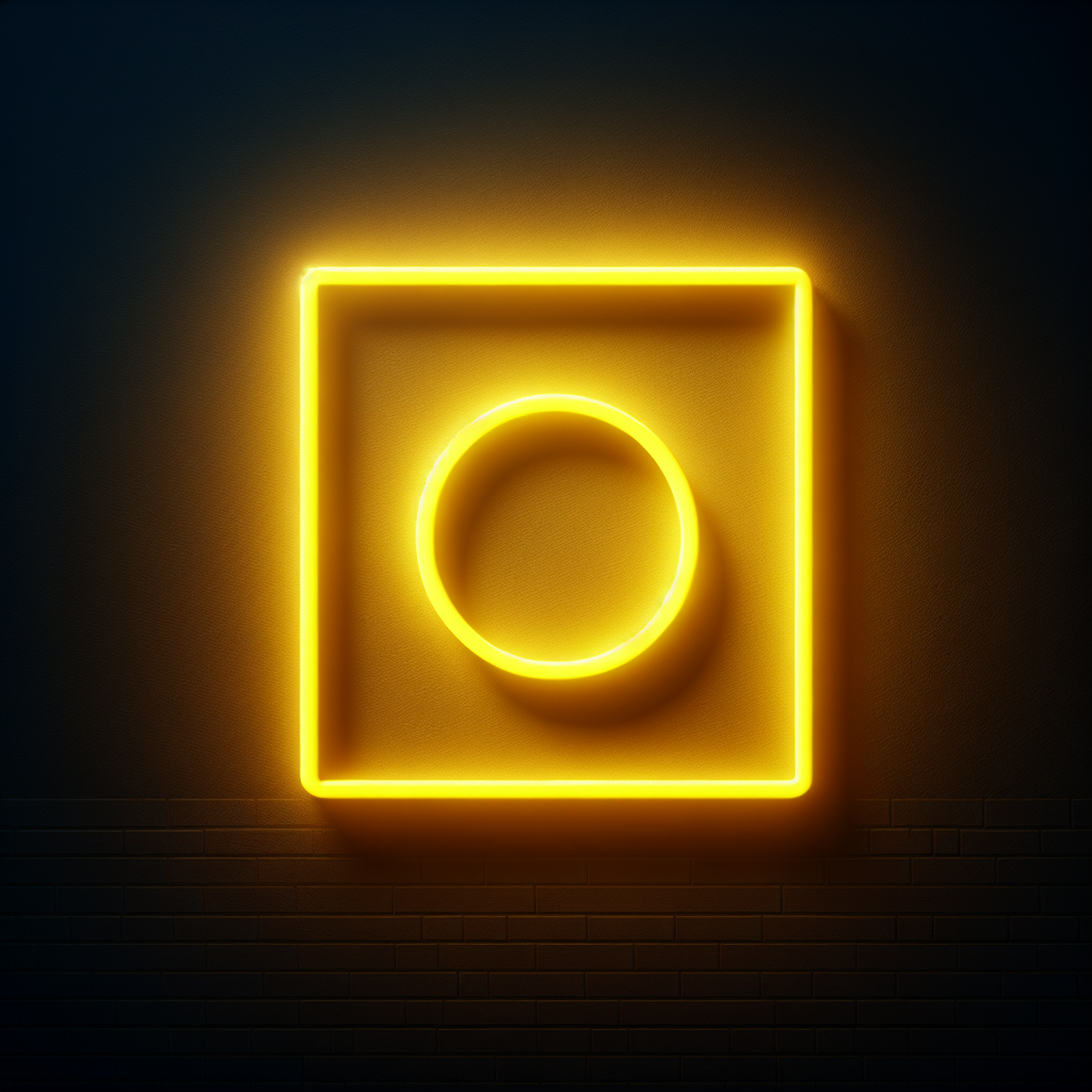 Yellow neon sign – Neonific