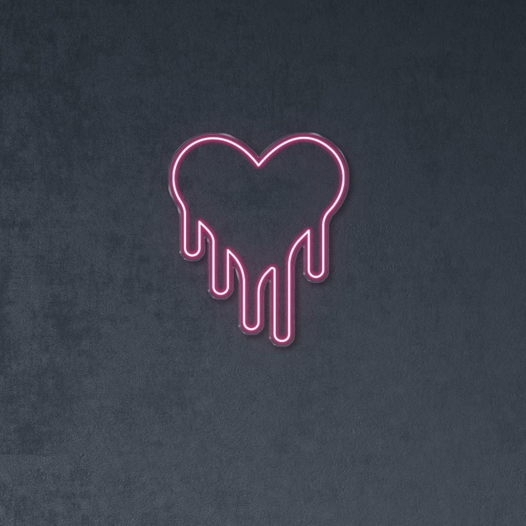 Melting Heart| LED Neon Sign| Neonific – Neonific.com