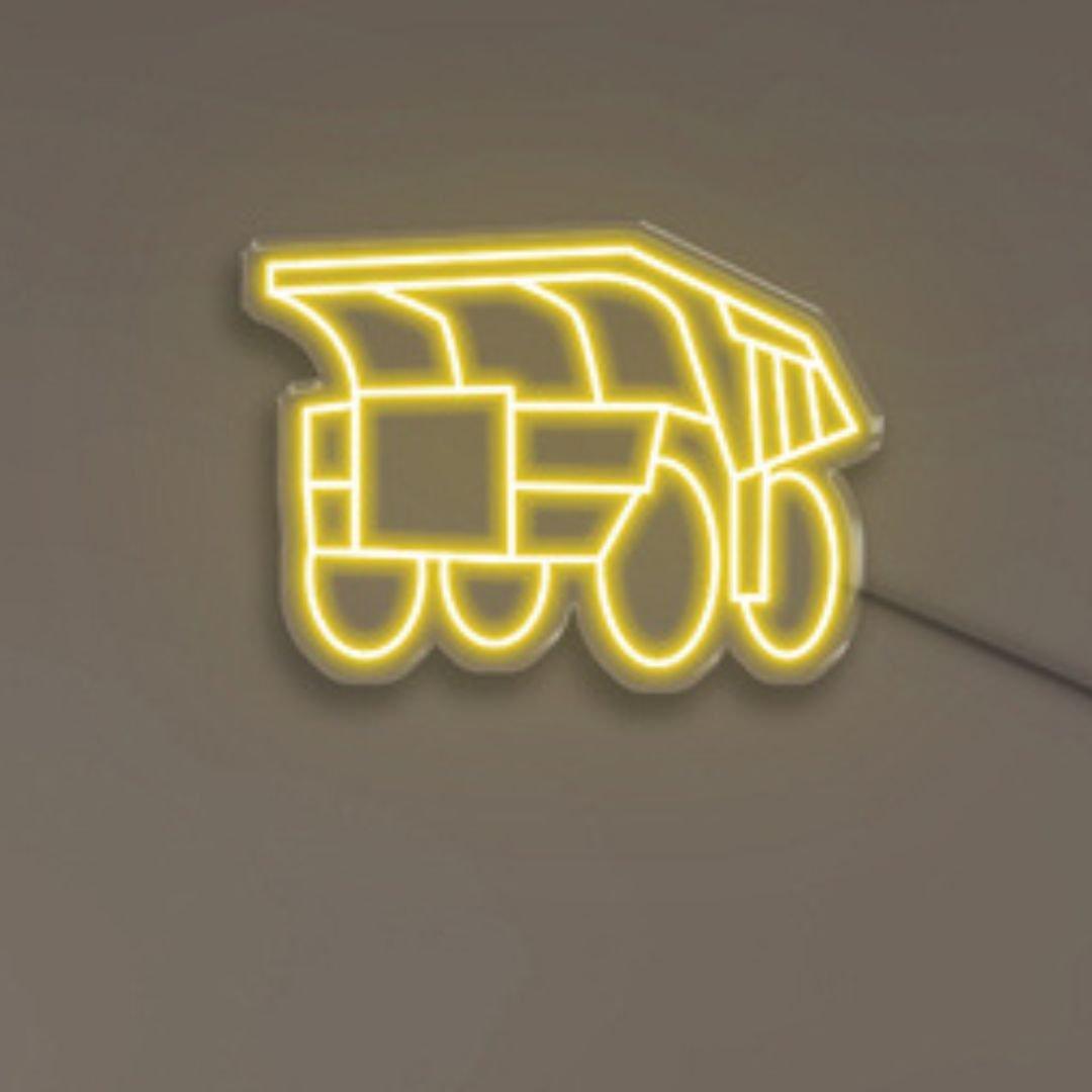 Custom LED Neon Sign: Mining Truck| Neonific